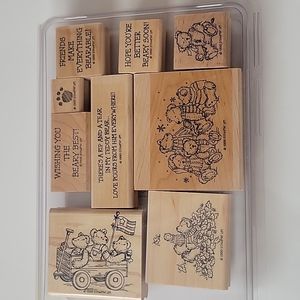 Stampin' Up! | Design | Vintage Retired Set Of Stampin Up Bear ...